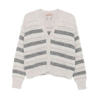 Twinset Alpaca Cardigan - - Knitwear - Damen - Mehrfarbig - L