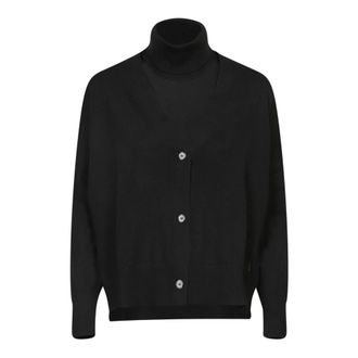 Blanca Vita Femme, Pulls, Noir, Taille: 38 FR Topwear Noir pour Femmes Aw24