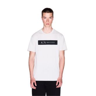 A|X Armani Exchange T-Shirt f&uuml;r Herren/Damen Unisex (Wei&szlig;)