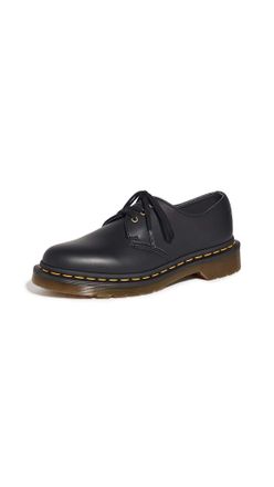 Dr. Martens M&auml;dchen 1461 Vegan Black Derby, Schwarz, 38 EU