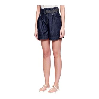 HUGO BOSS Damen, Shorts, Blau, W26Gr&ouml;&szlig;e