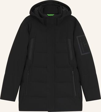 HUGO BOSS Jacke Ow_Block-X Parka Regular Fit schwarz