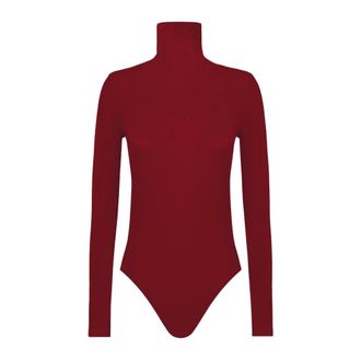 Wolford Femme, Tops, Rouge, Taille: 40 FR Body en laine sans coutures