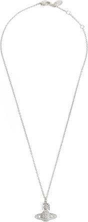 Vivienne Westwood Silver Metal Carmela Necklace