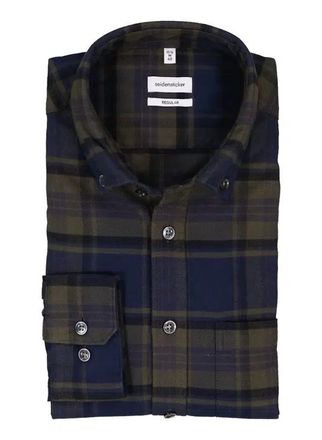Seidensticker Seidensticker Herren Hemd blau