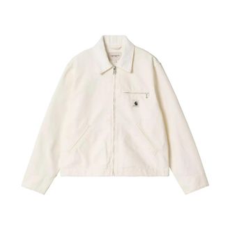 Carhartt Work in Progress Locker geschnittene Freizeitjacke mit Rei&szlig;verschluss - - Jackets - Damen - Beige - S