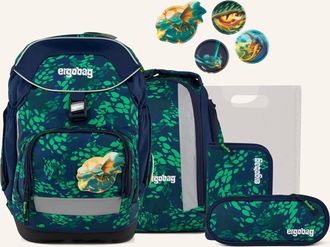 Ergobag Schulranzen-Set Pack Set gruen