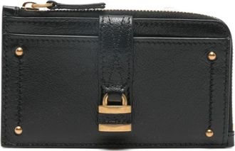 Chlo&eacute; Femme, Accessoires, Noir, Taille: ONE Size Tarjetero Monedero Paddington Zip