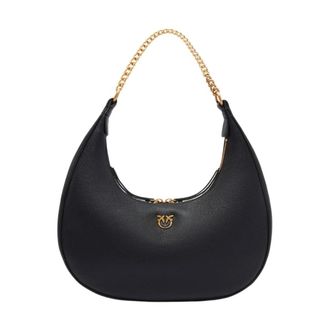 Pinko Pinko, Femme, Sacs, Noir, Taille: ONE Size Sac &eacute;l&eacute;gant en cuir