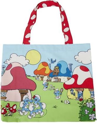 Loungefly Les Schtroumpfs by Loungefly Sac &agrave; Porter Village Life, LF-SFTB0013