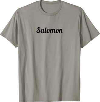 Salomon Top That Says the Name Salomon | Cute Adults Kids - Graphic T-Shirt