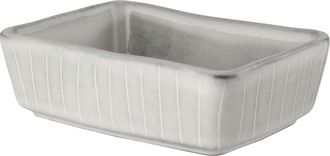 Butlers (4 Stück) Seifenschale Keramik 12 x 9 cm - Henley - Seifenablage für Badezimmer | Bad Accessoires | Bad Accessoiress | Skandi Landhaus Stil