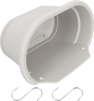 Yardwe Wandblumentopf Mit Robusten Haken Wetterfester Balkon Pflanztopf Aus Verstärktem Kunststoff Hängender Pflanzbehälter Für Farn Sukkulenten Und Zimmerpf