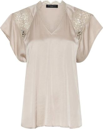 Bruuns Bazaar Femme, Blouses et Chemises, Beige, Taille: 42 FR Blouses