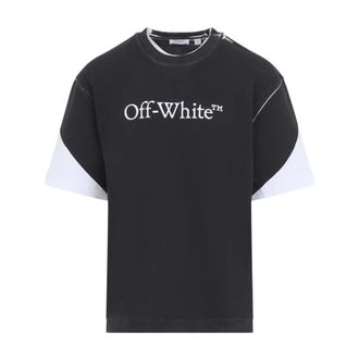 Off-white Negative Big Bookish Skate T-shirt - - Tops - Herren - Schwarzk - XL