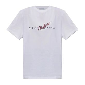 Stella McCartney Logo T-Shirt - - Tops - Damen - Wei&szlig; - S