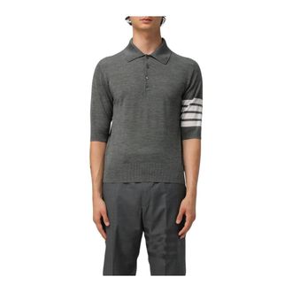 Thom Browne Homme, Tops, Gris, Taille: S Polo Chemises