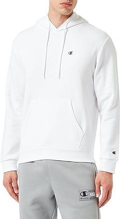 Champion Legacy Basics-Powerblend Fleece Sweatshirt à Capuche, Blanc, L Homme