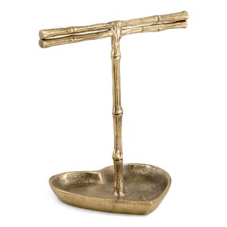 Doing Goods Porte-bijoux Lolita Bamboo en laiton recycl&eacute; Doing Goods