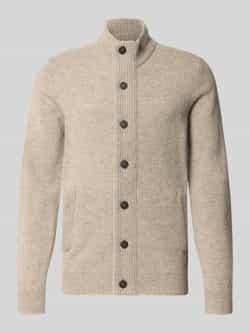 Barbour Cardigan mit Stehkragen Essential PATCH