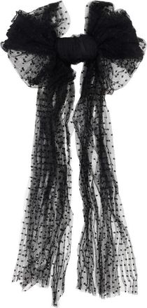 Red Valentino Femme, Accessoires, Noir, Taille: L &Eacute;l&eacute;gant bandeau noir avec d&eacute;tails en maille