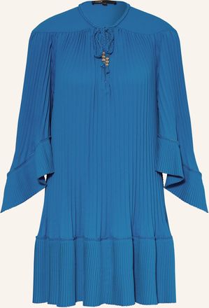 Maje Plisseekleid Mit 3/4-Arm blau