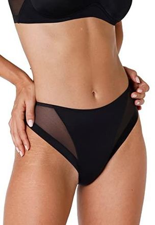 Lovable Slip midi SGAMBATO Invisible Ultralight cale&ccedil;on, Noir (004-NERO), 4 / L Femme