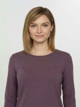 Greenbomb Longsleeve Yummy Basic Motiv Basic (1er-Pack) figurbetont, langarm, Rundhalsausschnitt, Bio-Baumwolle, GOTS
