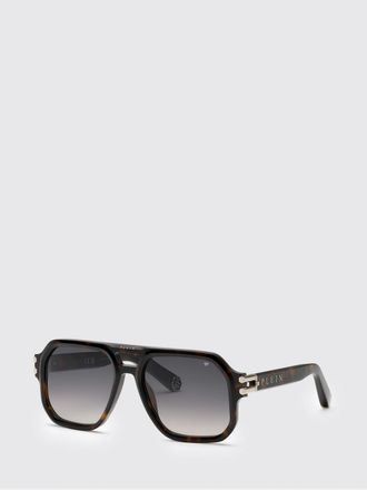 Philipp Plein Lunettes de soleil aviateur effet &eacute;caille avec double pont