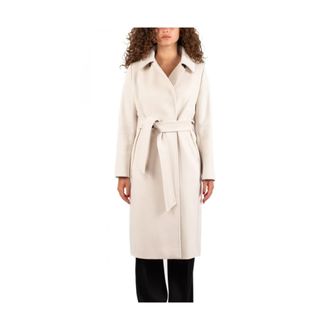 Max Mara Stilvoller Mantel mit Bcollag-Design - - Coats - Damen - Beige - S