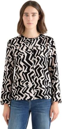 Cecil 3412484 Chemise avec Motif Graphique, Light Greige, X-Large Femmes