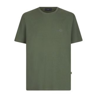 Liu Jo Homme, Tops, Vert, Taille: S Basiccontra T-Shirt