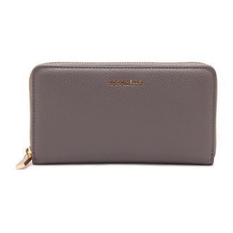 Coccinelle Metallic Soft Wallet - - Accessories - Damen - Grau - ONE SIZE