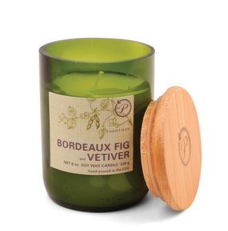Paddywax Duftkerzen Eco Green Artisan Kerze im recycelten Glasgef&auml;&szlig;, 226 g, Bordeaux-Feige & Vetiver