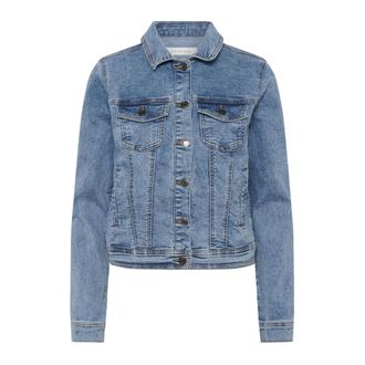 Kaffe Femme, Vestes, Bleu, Taille: 38 FR Denim Vestes