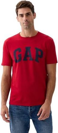 GAP Gap T-Shirt &agrave; Logo Doux pour Homme, Pomme Rouge, Taille M