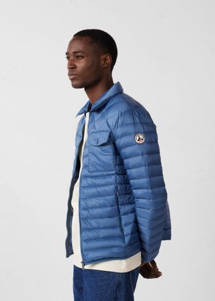 Jott Doudoune col chemise Bleu jeans Ethan - Taille XXL