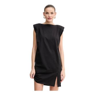 Pinko Pinko - Robe en coton - Femme - Robes - Noir - Taille: 36 FR