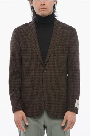Corneliani CC COLLECTION Houndstooth RIGHT Blazer size 48