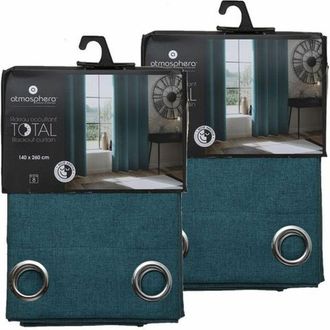 Toilinux Toilinux - Lot de 2 Rideaux de salon occultants