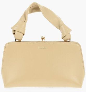 Jil Sander Solid Color Leather Mini Handbag Gr&ouml;&szlig;e Unica