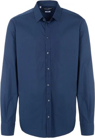 Dolce & Gabbana Herrenhemd Klassischer Stil - - Shirts - Herren - Blau - XL