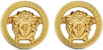 Versace Femme, Accessoires, Jaune, Taille: ONE Size Boucles doreilles Medusa 95