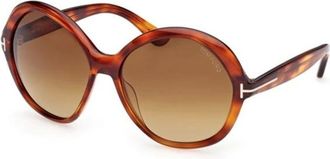 Tom Ford Femme, Accessoires, Brun, Taille: 60 MM Annabelle-02 Lunettes de soleil