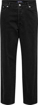 Only & Sons Male Locker geschnitten ONSFIVE Mid Rise Baggy Fit Jeans