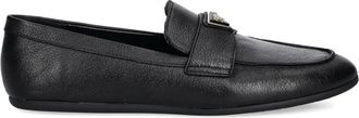 Guess Co triangle-logo strap loafers - Noir