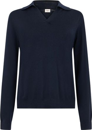 Max Mara Pull Polo - Femme - Tops - Bleu - Taille: 44 FR
