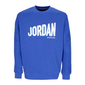 Nike Jordan Homme, Sweatshirts et sweats &agrave; capuche, Bleu, Taille: S Graphic Fleece Crewneck