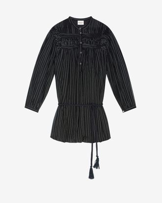 Isabel Marant Robe Leozi - Femme - Noir D&eacute;lav&eacute; - Taille 36 - Marant &Eacute;toile