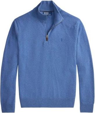 Polo Ralph Lauren Pull col zipp&eacute; en laine